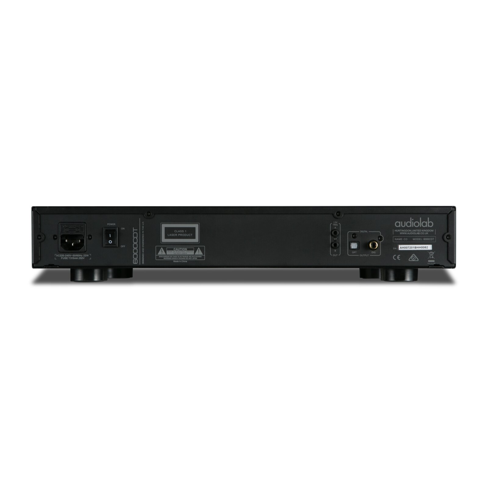 audiolab 6000CDT Aluminium Black | CD- Player - horch und guck - Ihr ...