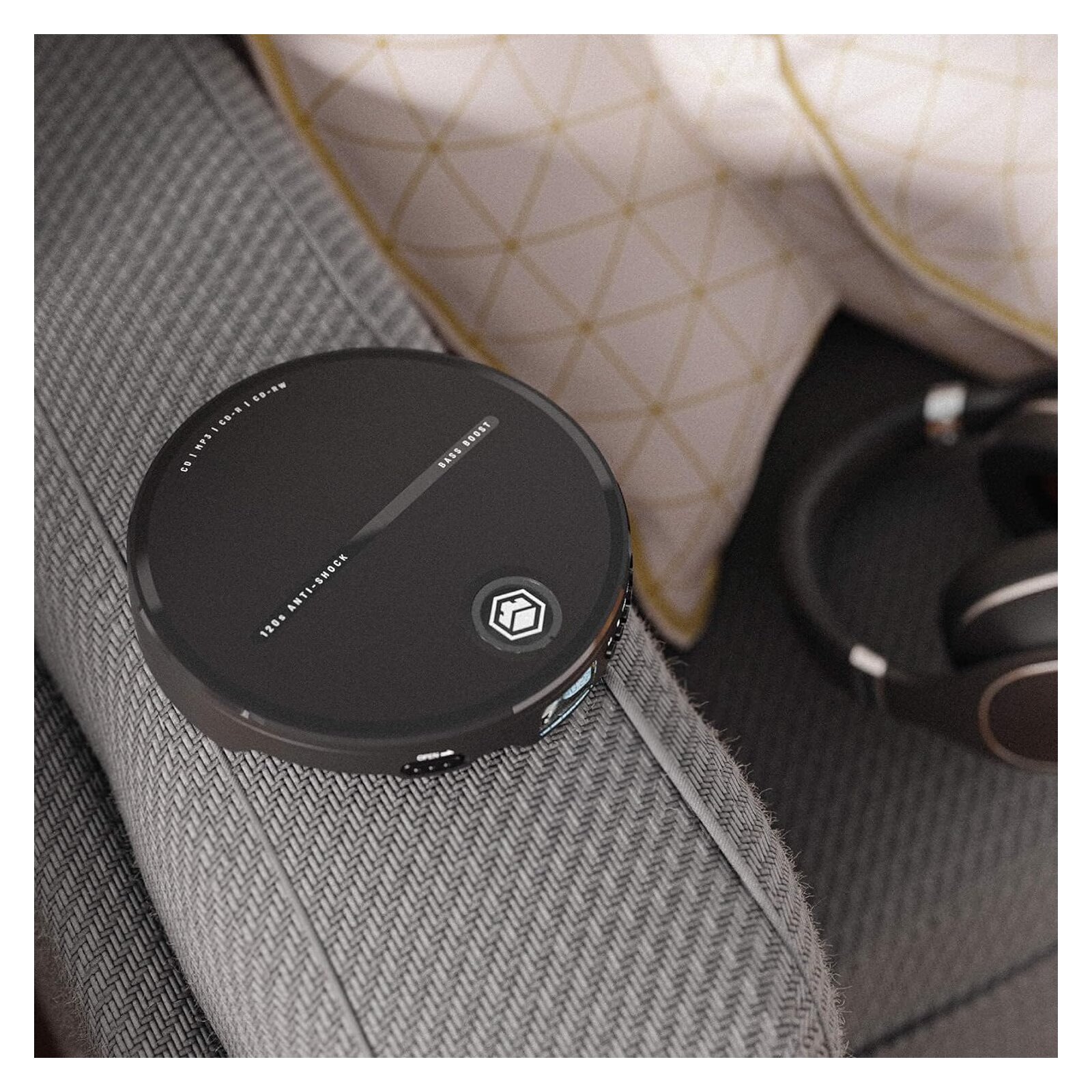 Discman, Tragbarer CD-Player, AUX, Anti-Shock, schwarz, Oakcastle CD1 ...