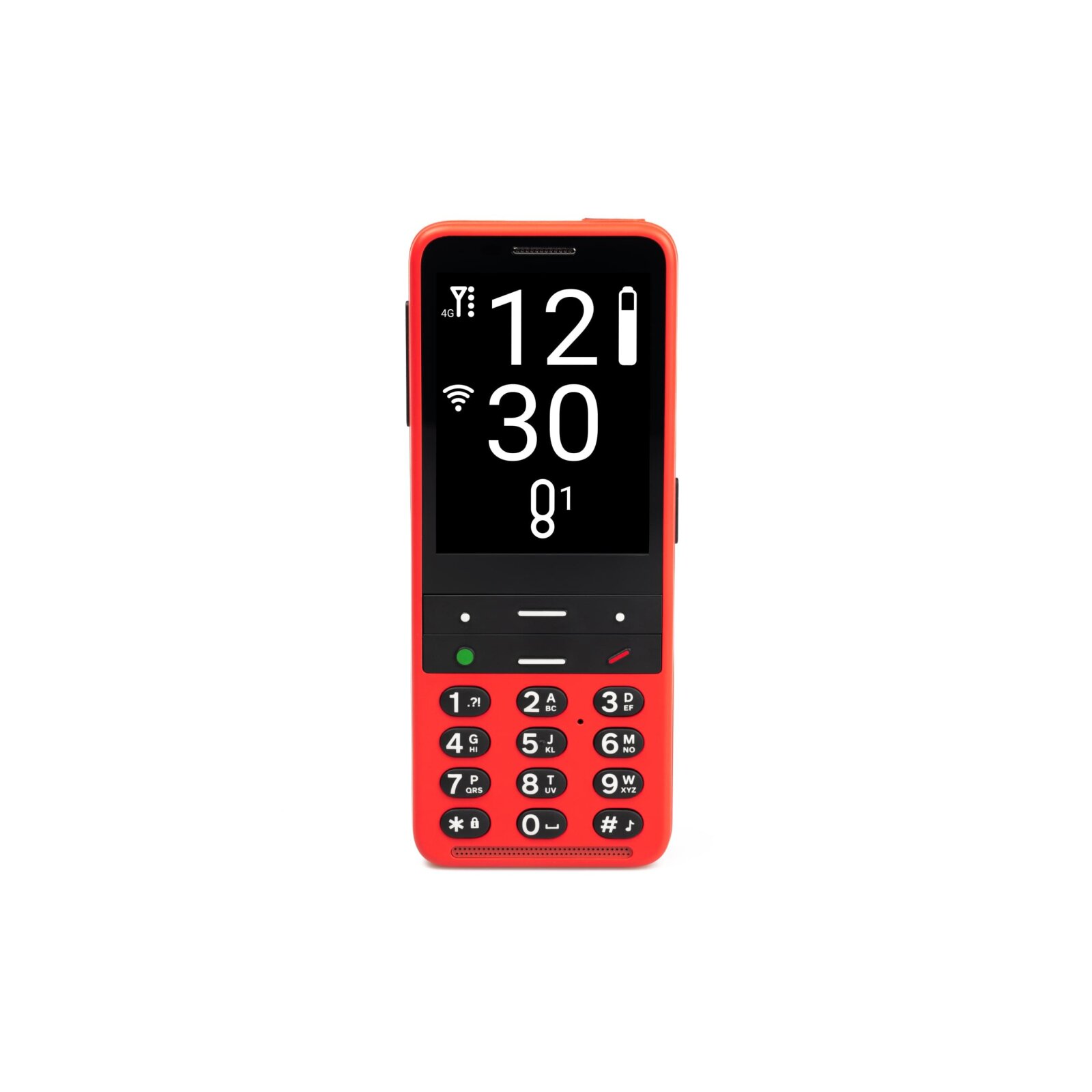 Leicht bedienbares 4G/5G Handy mit Tastatur, Sprachsteuerung,13MP Kam ...